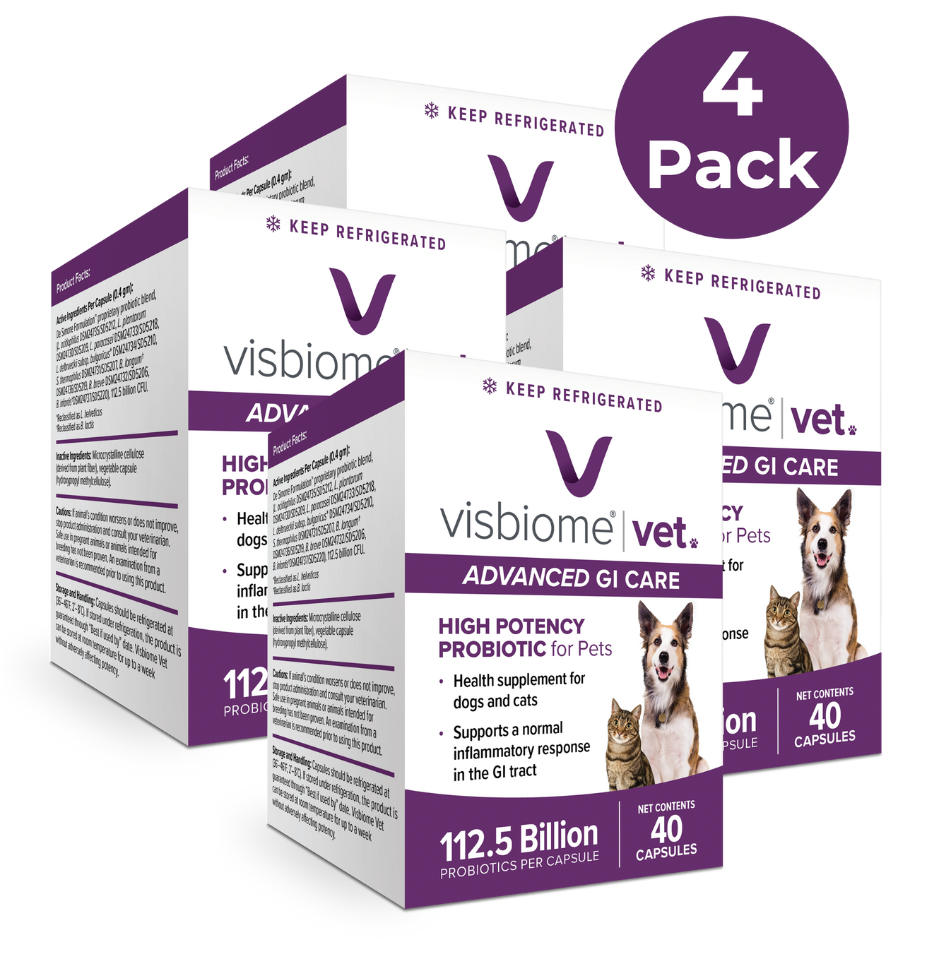 Visbiome Vet Advanced GI Care - Capsules - 4 Pack – Visbiome® Vet