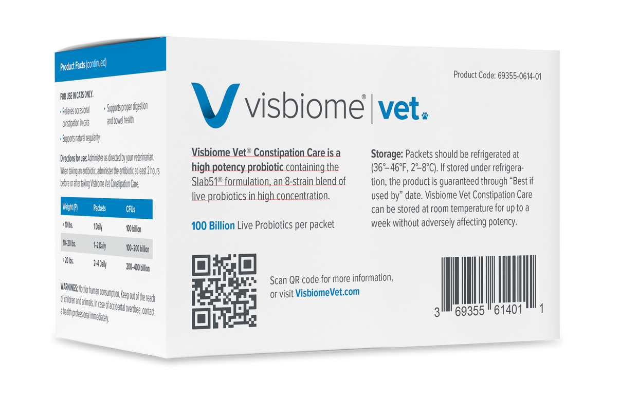 Visbiome Vet Constipation Care Packets – Visbiome® Vet